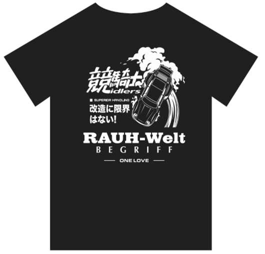 RWB One Love Rough World Black Tee – Rauh-Welt-Begriff-Canada